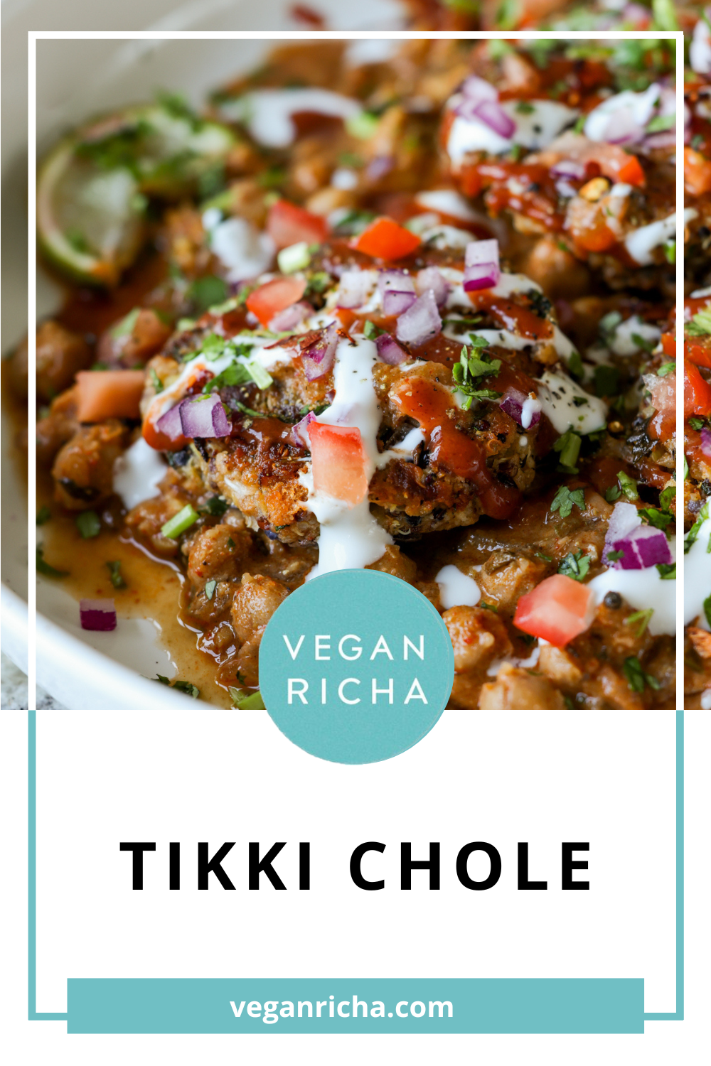 Tikki Chole (Potato Patties with Chickpea Curry)