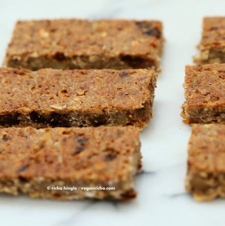Banana Nut Snack Bars. Vegan Glutenfree Recipe - Vegan Richa