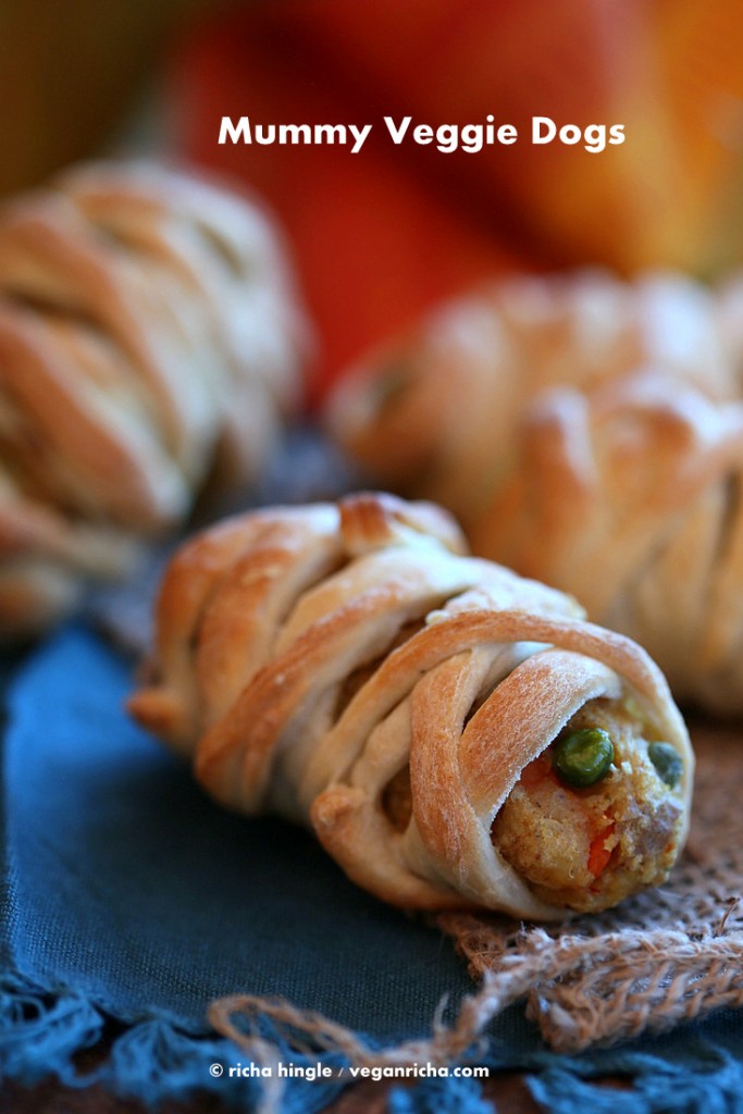 Vegan Mummy Dogs. Veggie Potato Masala Cutlets Recipe - Vegan Richa