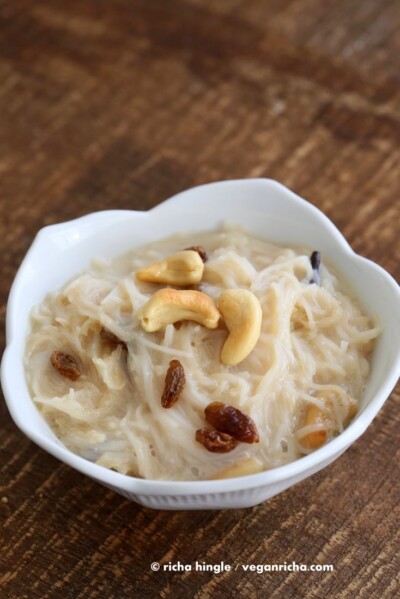 Vermicelli Pudding - Seviyan Kheer - Vegan Richa