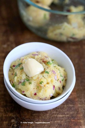Aloo Bharta - Indian Mashed Potatoes - Vegan Richa