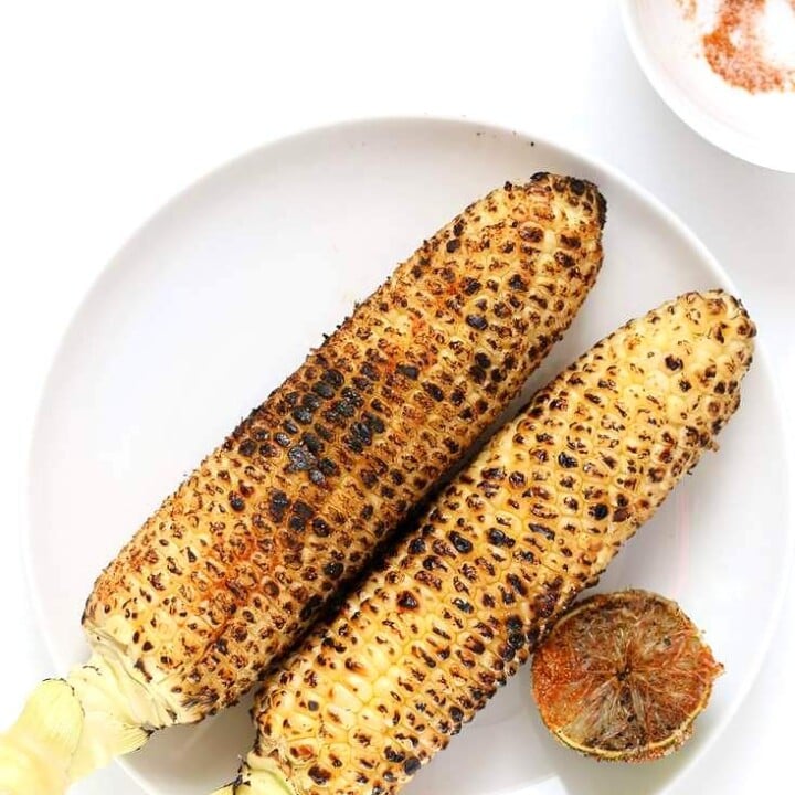 Indian Roasted Corn on the Cob - Street Style Butta or Bhutta Recipe ...