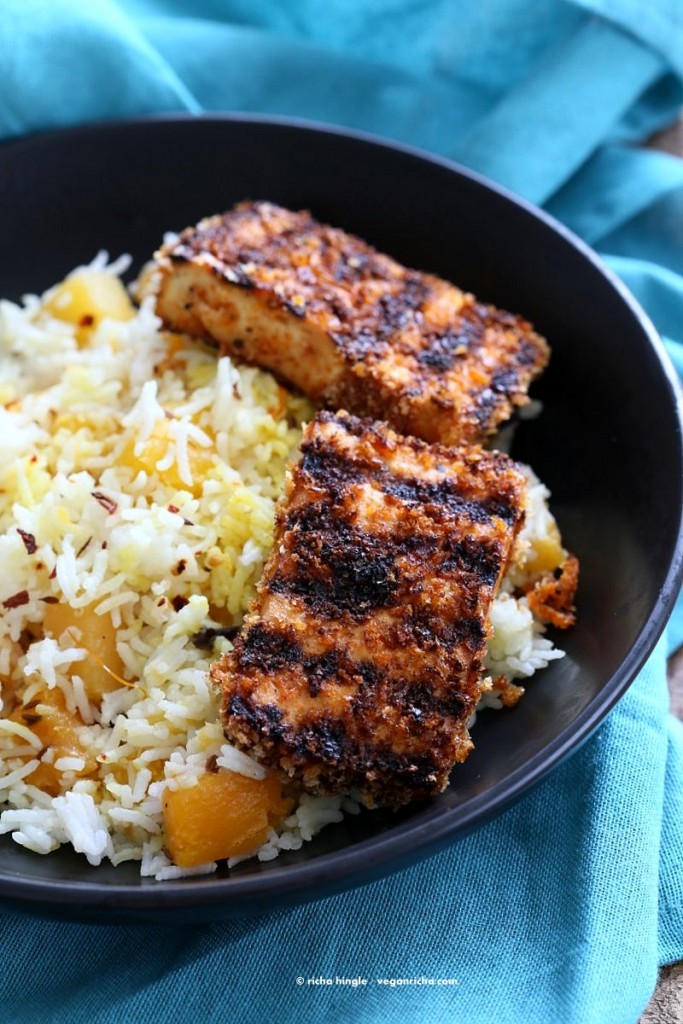 Spicy Crispy Breaded Tofu Strips - Vegan Richa