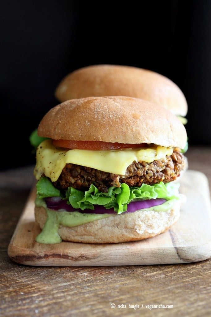 Lentil Walnut Burgers - Vegan Richa