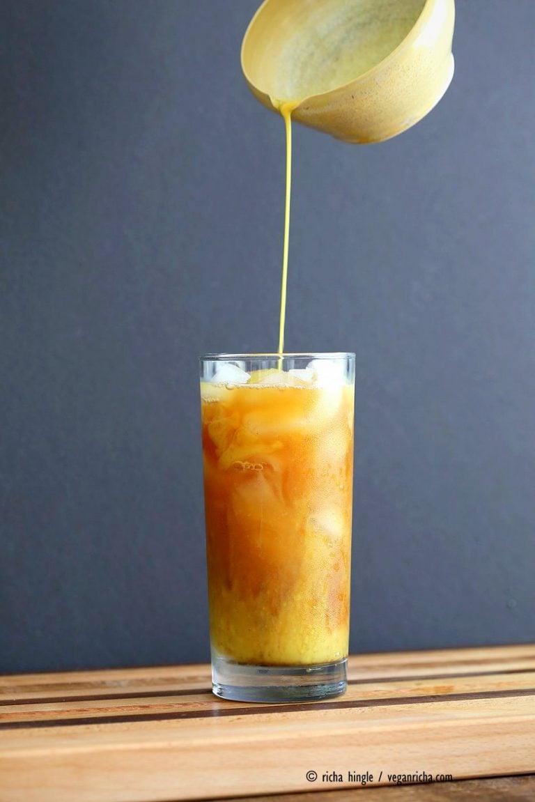Cardamom Cinnamon Turmeric Iced Tea - Vegan Richa