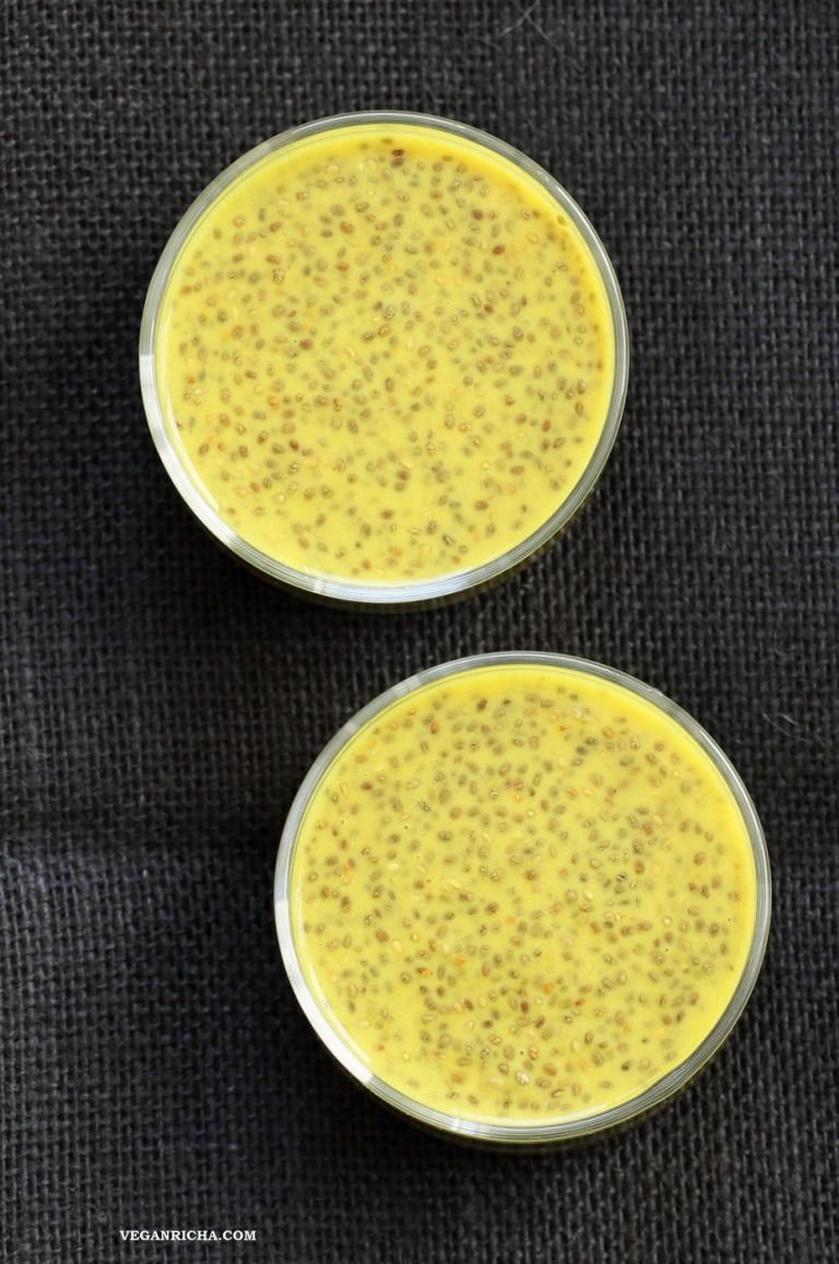 Golden Milk Chia Pudding with Orange & Ginger - Vegan Richa