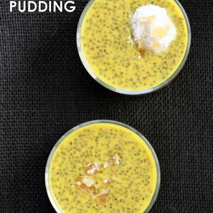 Golden Milk Chia Pudding with Orange & Ginger - Vegan Richa