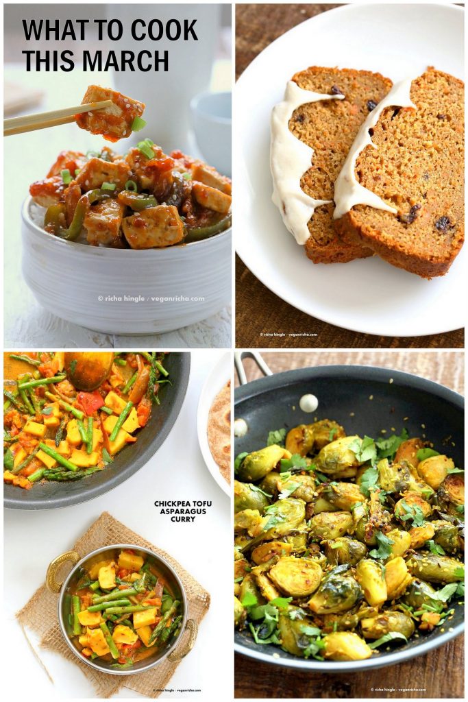 What to cook this March - 30 Seasonal Recipes - Vegan Richa