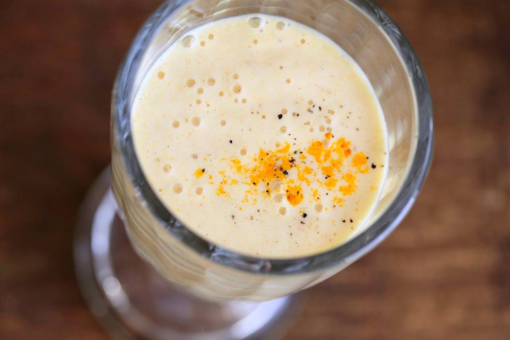Vegan Turmeric Lassi - Golden Yogurt Drink - Vegan Richa