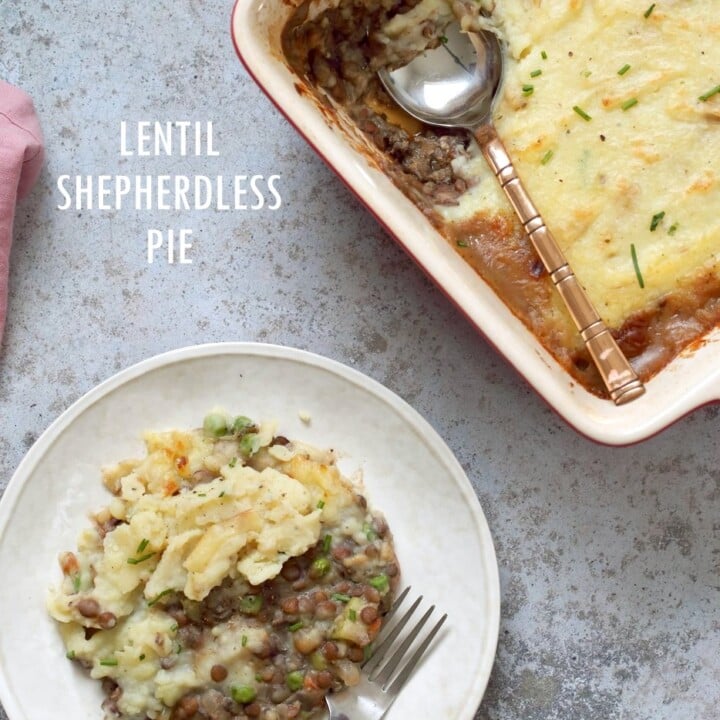 Vegan Lentil Shepherd's Pie - Mushroom Lentil Shepherdless Pie - Vegan Richa