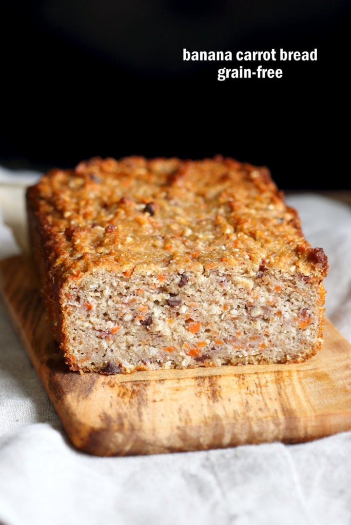 Vegan Gluten Free Banana Bread Grain Free Carrot Banana Bread Vegan
