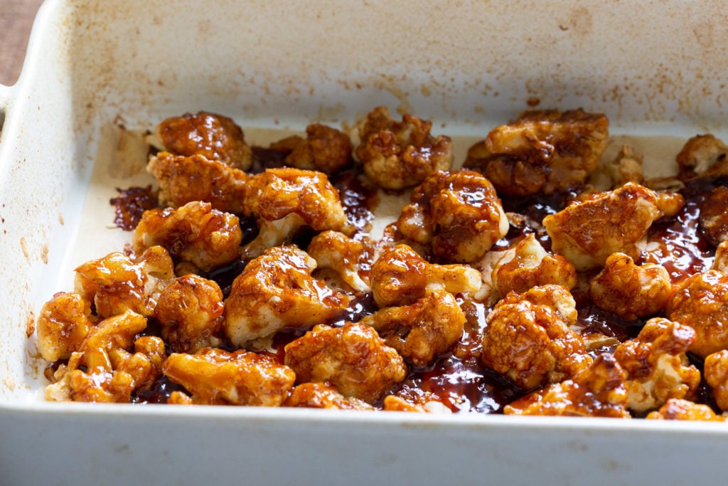 Sticky Sesame Cauliflower Recipe - Vegan Richa