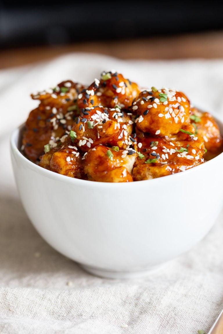 Sticky Sesame Cauliflower Recipe - Vegan Richa