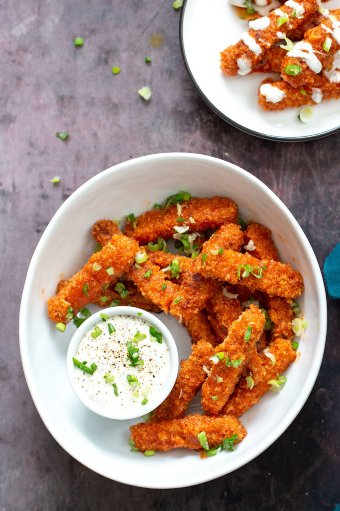 Baked Vegan Firecracker Tofu Wings - Vegan Richa