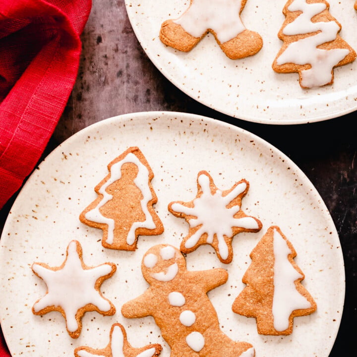 Vegan Gingerbread Men Cookies - Gluten-free & Grain-free
