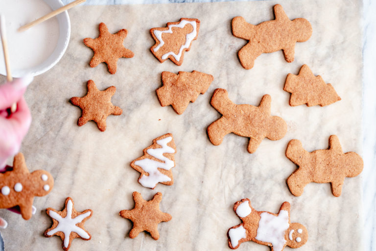 Vegan Gingerbread Men Cookies - Gluten-free & Grain-free