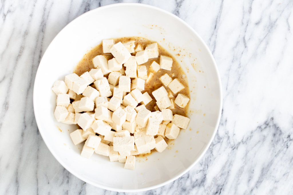 Spicy Maple Mustard Tofu Bowl with Sweet Potatoes - Vegan Richa