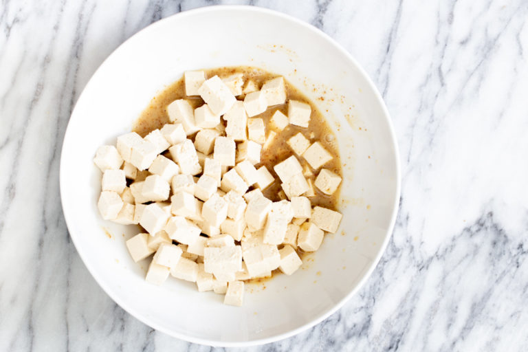 Spicy Maple Mustard Tofu Bowl with Sweet Potatoes - Vegan Richa