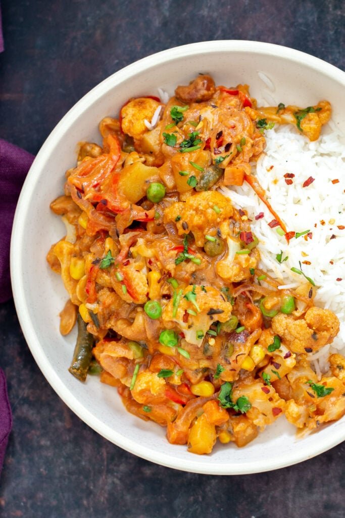 Vegan Diwani Handi Vegetable Recipe