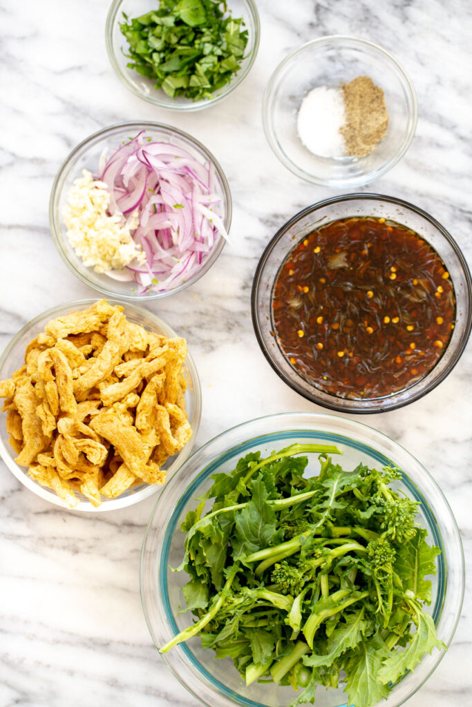Sesame Shallot Soy Curl Stir Fry - Vegan Richa
