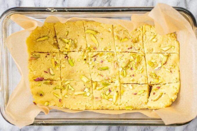 Easy Vegan Almond Burfi with Almond Flour - Vegan Richa