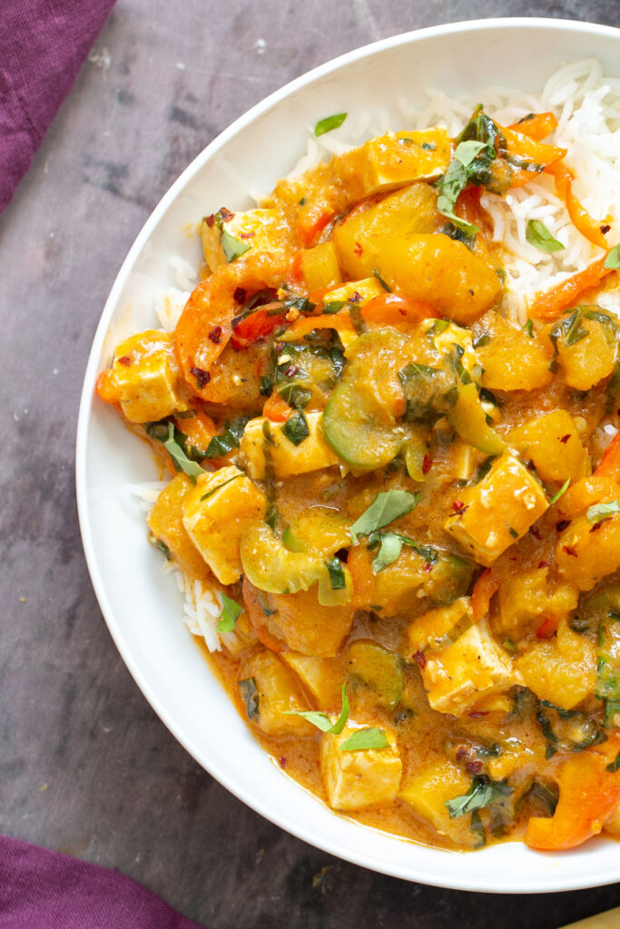 Thai Pumpkin Curry Vegan - Vegan Richa