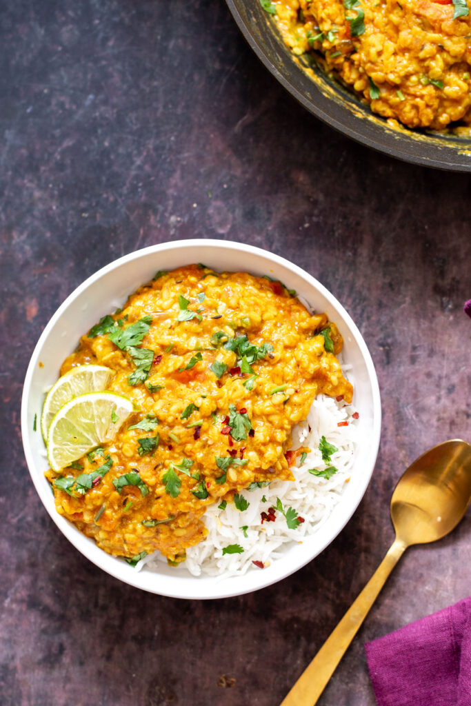 Spicy Urad Dal (Black Gram Lentil Dal) - Vegan Richa
