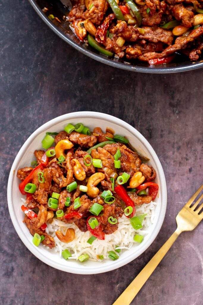 Dragon Chicken Soycurls - Vegan Richa