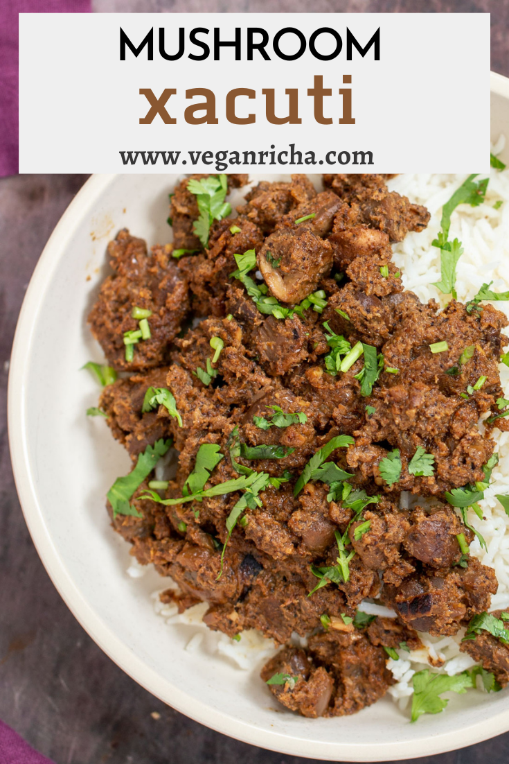 Mushroom Xacuti - Vegan Richa