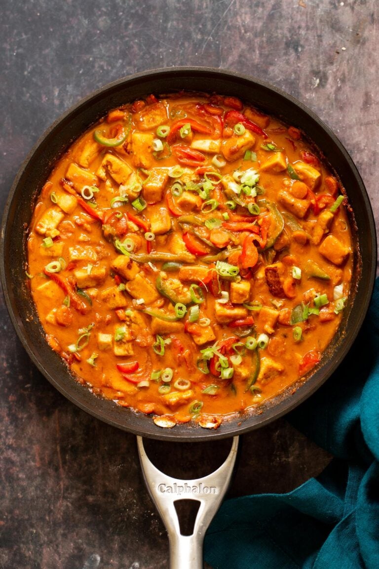 Miso Gochujang Tofu stir fry - Vegan Richa