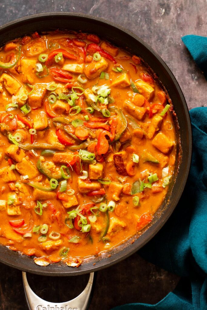 Miso Gochujang Tofu stir fry - Vegan Richa