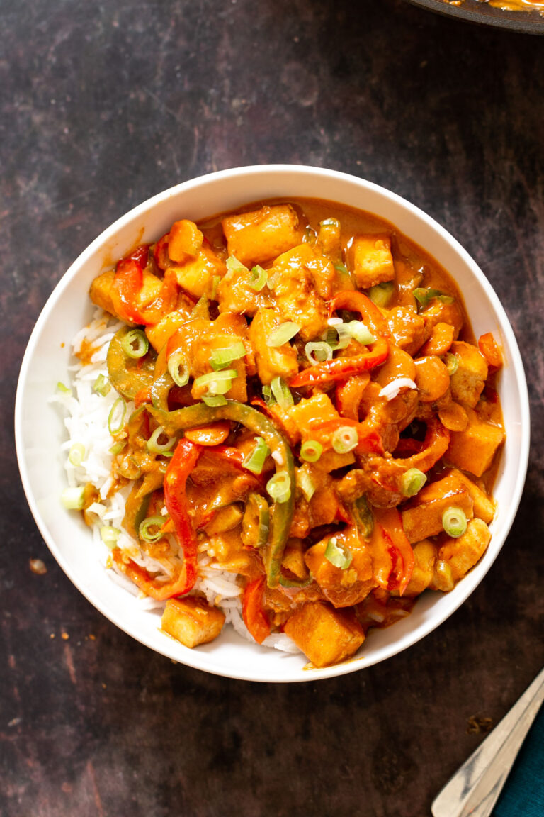 Miso Gochujang Tofu stir fry - Vegan Richa
