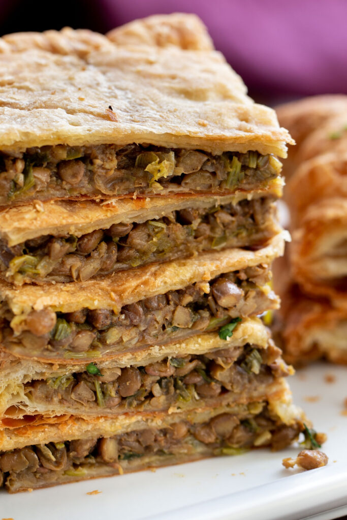 Vegan Lentil Sambusa Pie - Vegan Richa
