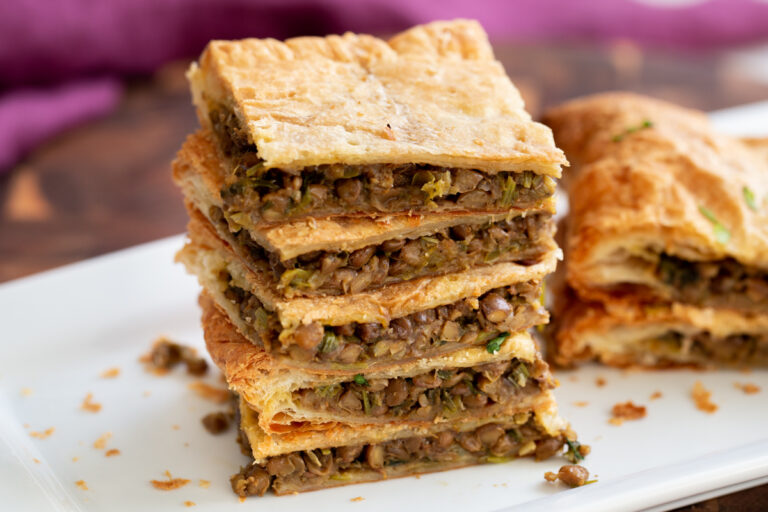 Vegan Lentil Sambusa Pie - Vegan Richa
