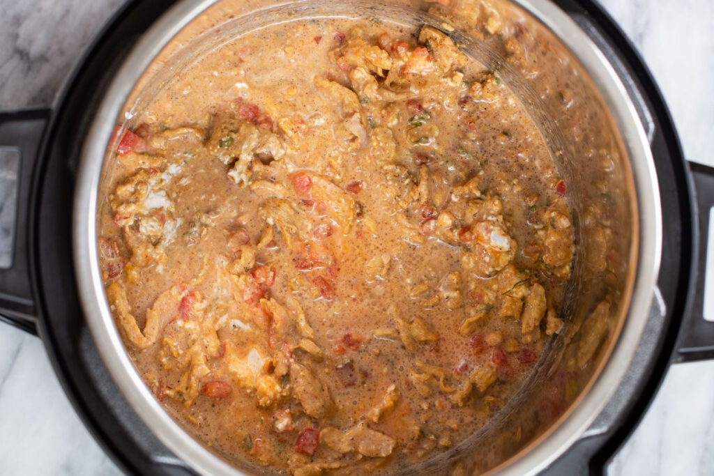 Vegan Coconut Curry Chicken Soy curls Instant Pot