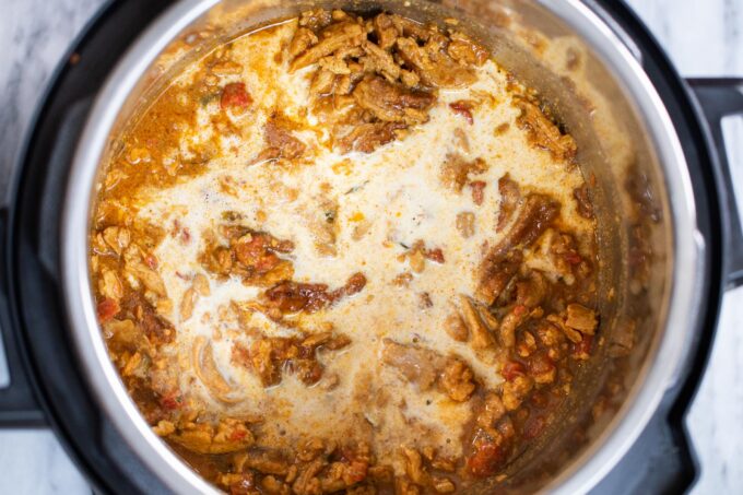 Vegan Coconut Curry Chicken Soy curls Instant Pot