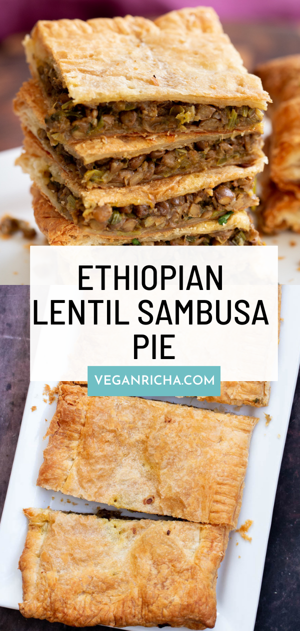 Vegan Lentil Sambusa Pie - Vegan Richa