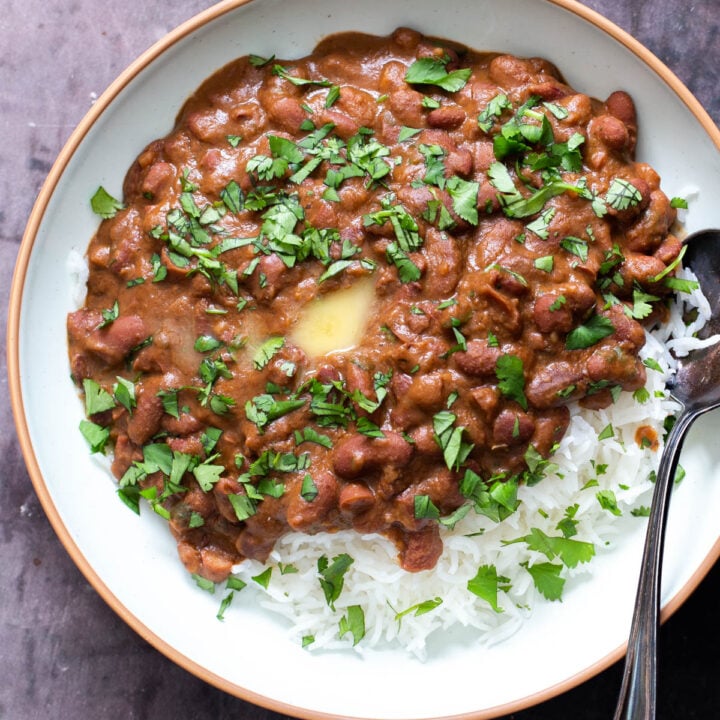 Dhaba Style Rajma Instant Pot Kidney Bean Curry