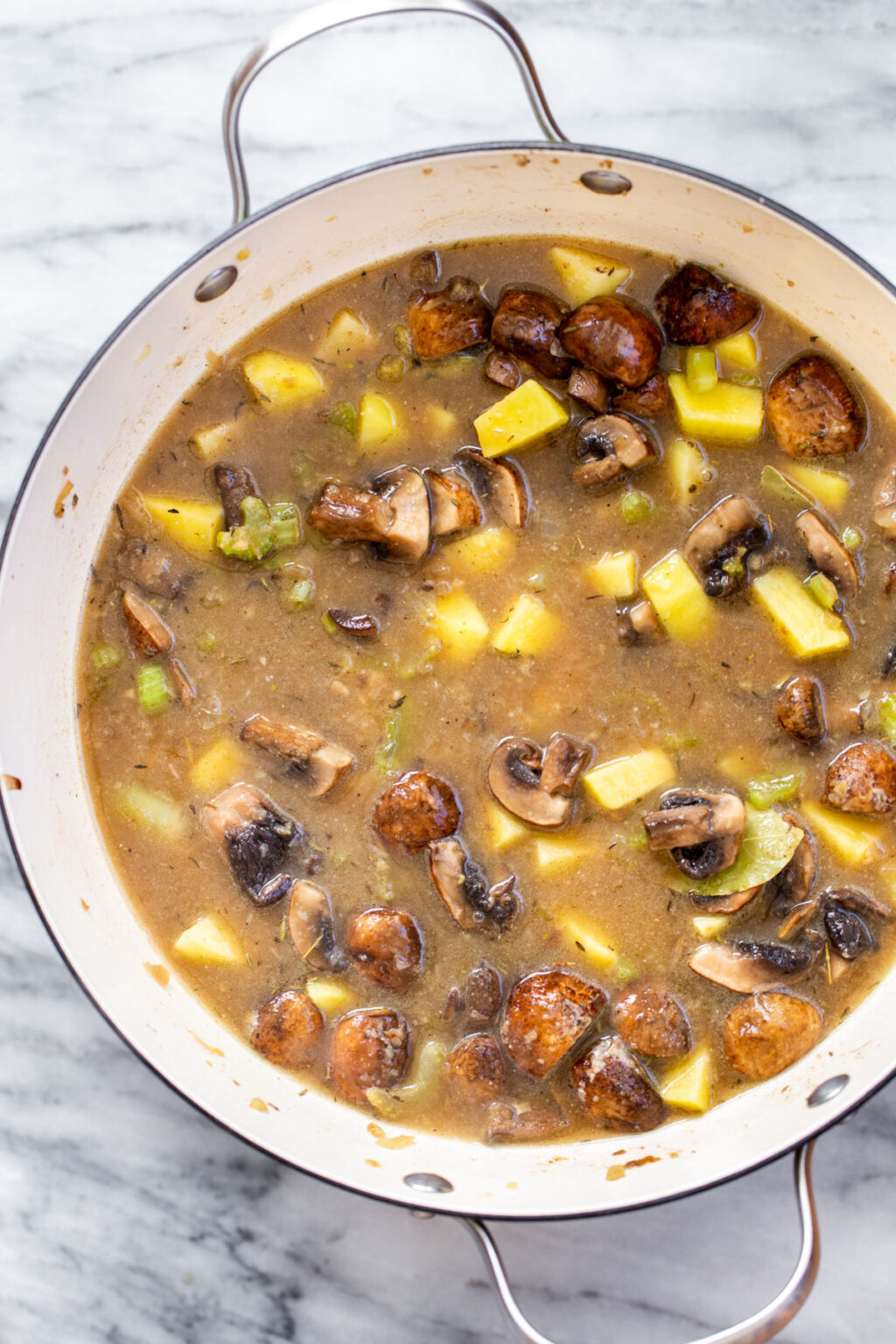Vegan Mushroom Chowder - Vegan Richa