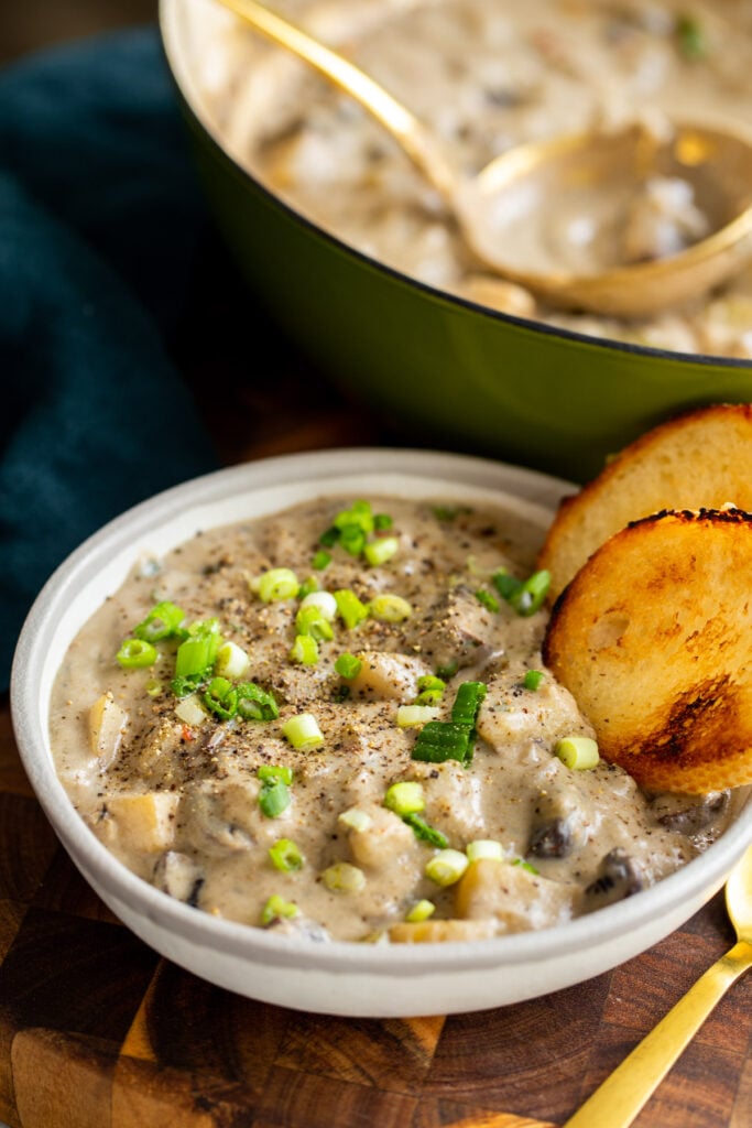 Vegan Mushroom Chowder - Vegan Richa