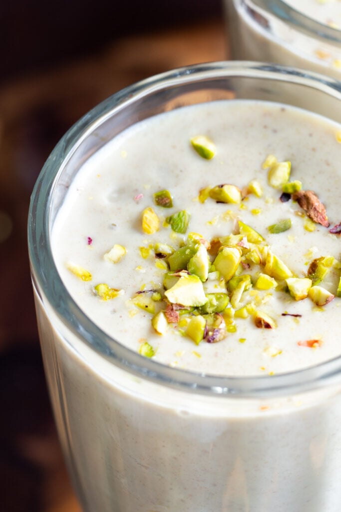 Pistachio Lassi with Lemon & Cinnamon (Baklava Lassi)