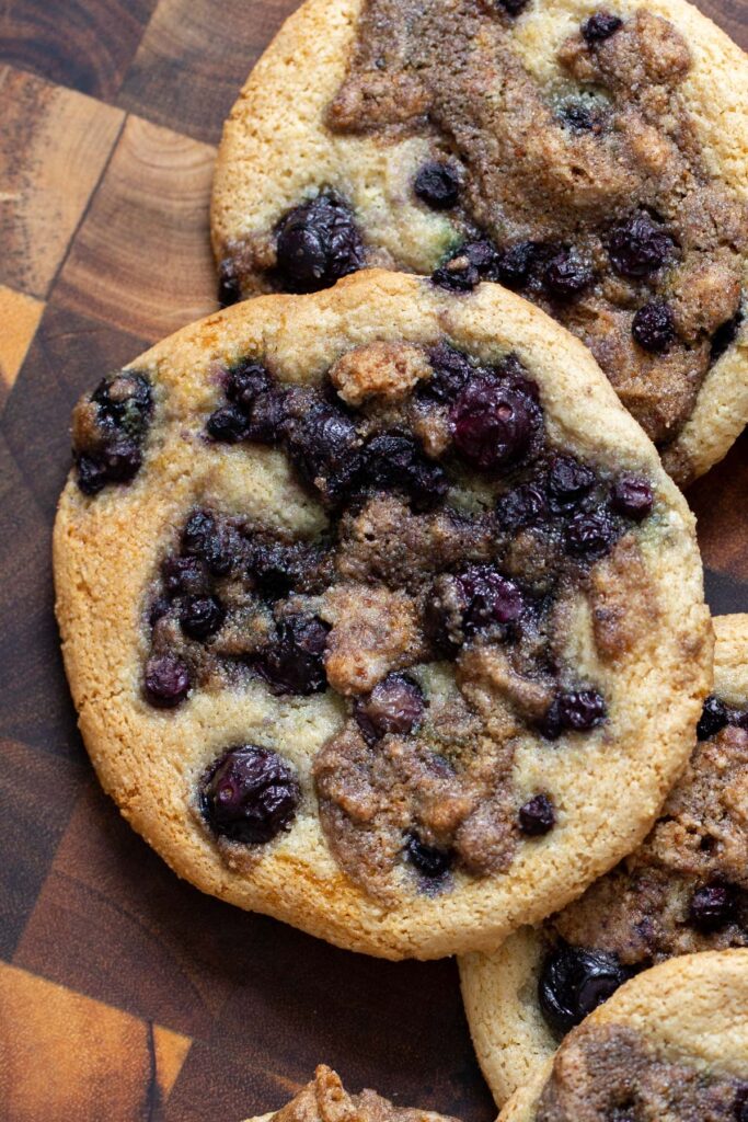 Vegan Blueberry Muffin Cookies