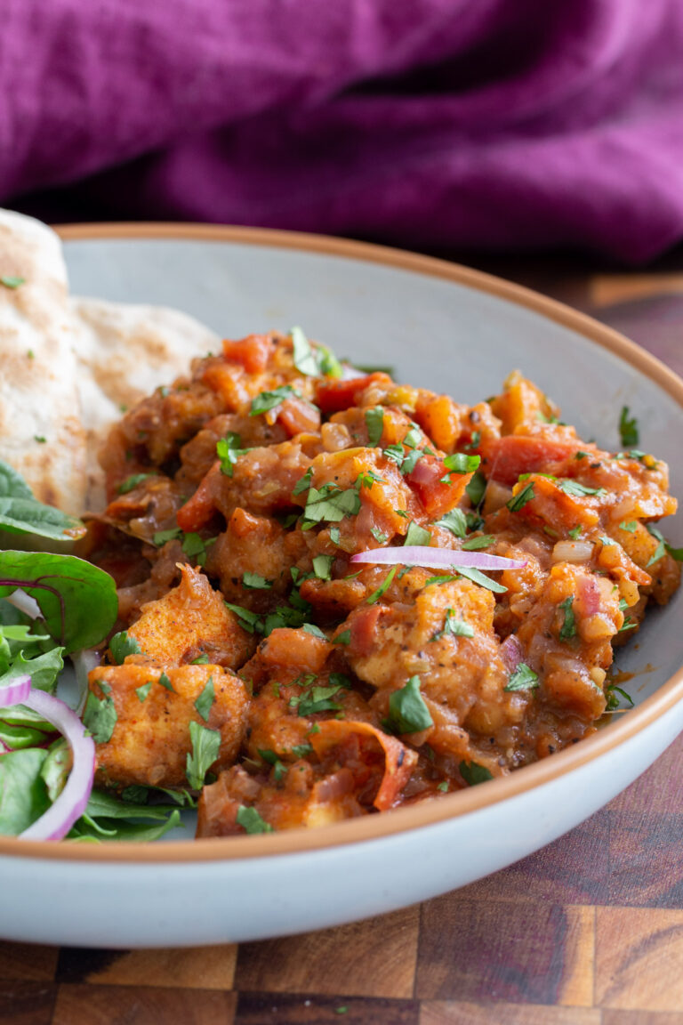 Vegan Khada Masala Murg Curry