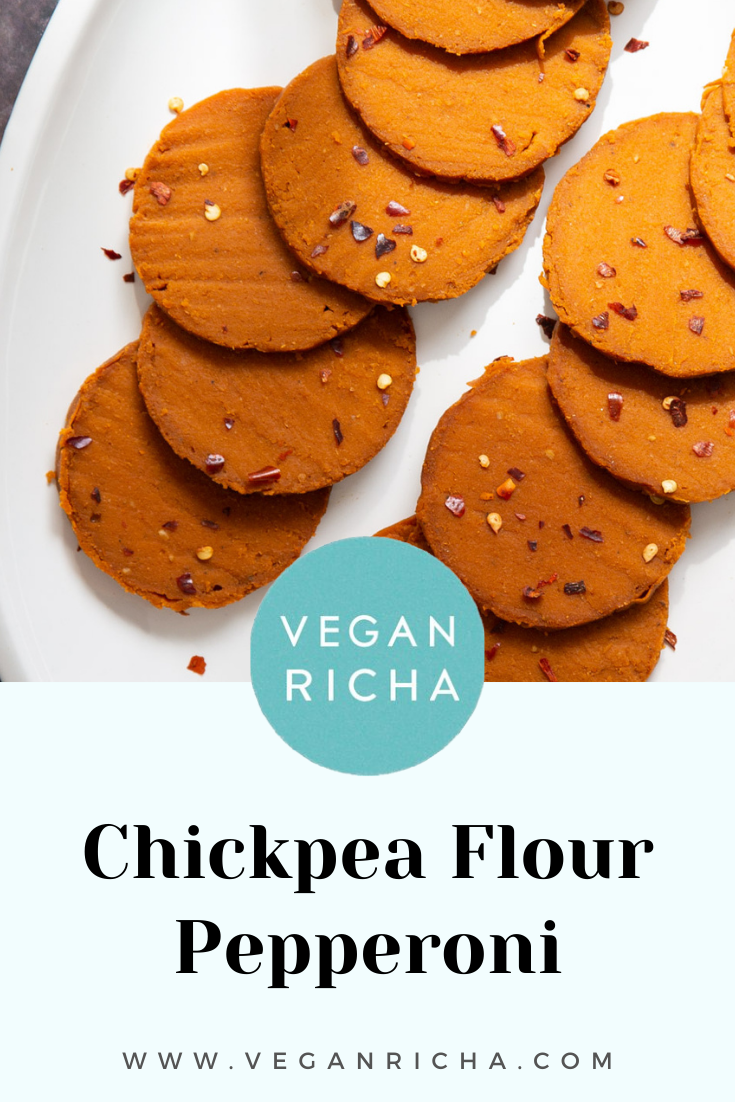 Vegan Pepperoni with Chickpea Flour - Glutenfree - Vegan Richa