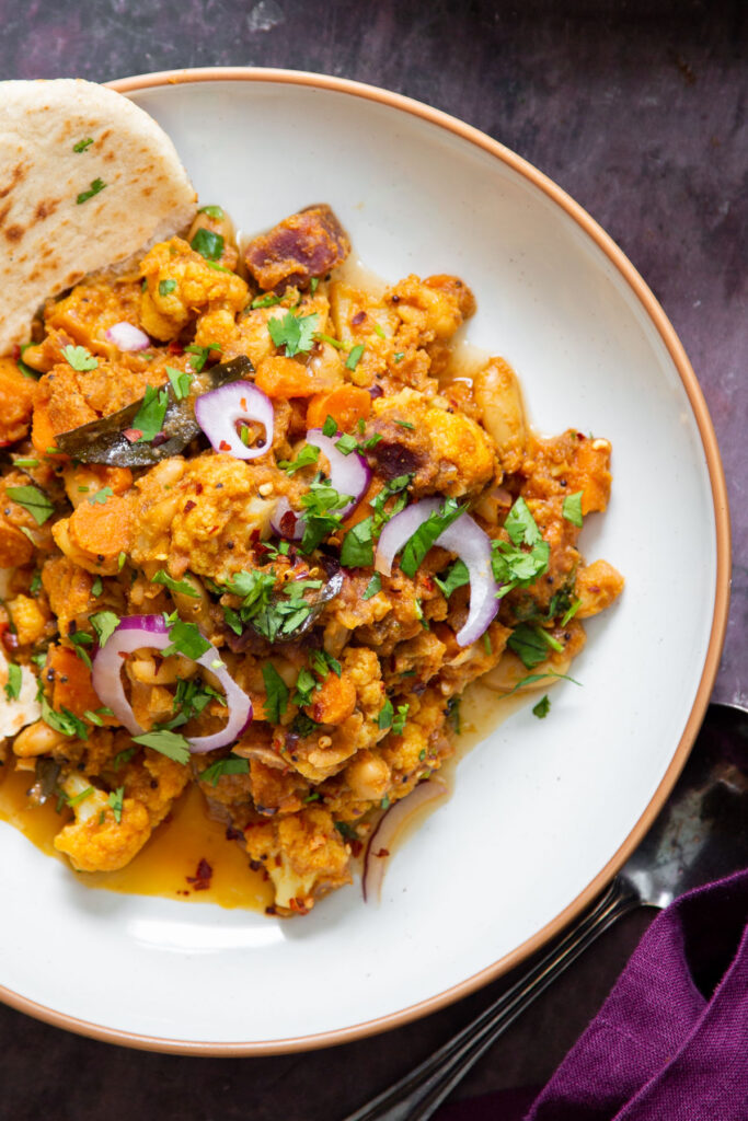 Vegan Malabar Curry with Veggies and Beans - Vegan Richa