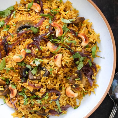 Mushroom Biryani - Vegan Richa