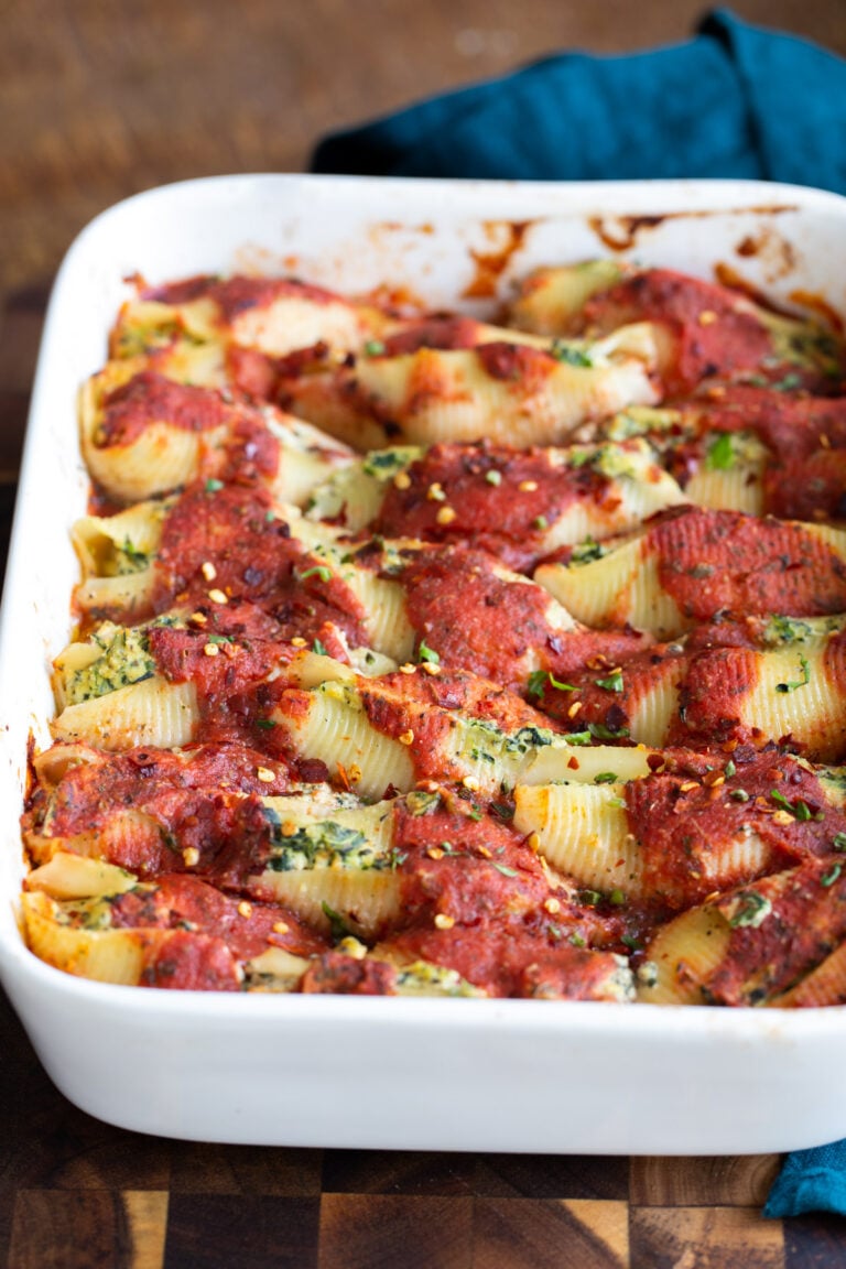 Vegan Stuffed Shells with Tofu Spinach Ricotta - Vegan Richa