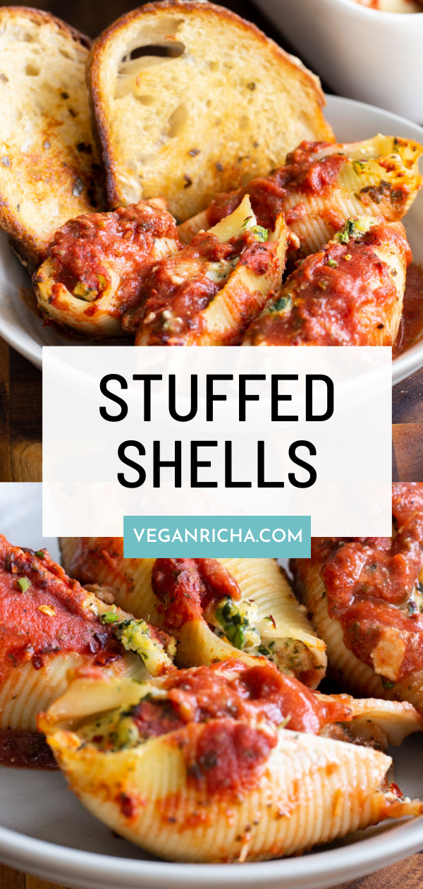 Vegan Stuffed Shells with Tofu Spinach Ricotta - Vegan Richa