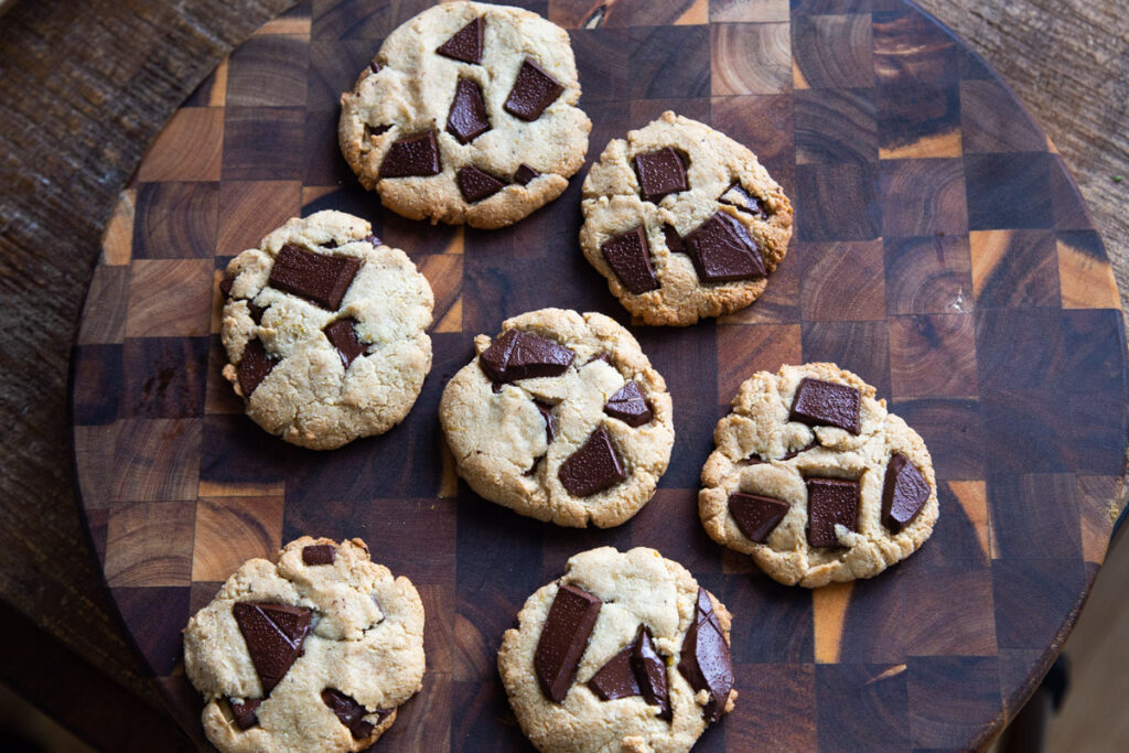 Miso Lemon Pepper Chocolate Chunk Cookies - Vegan Richa