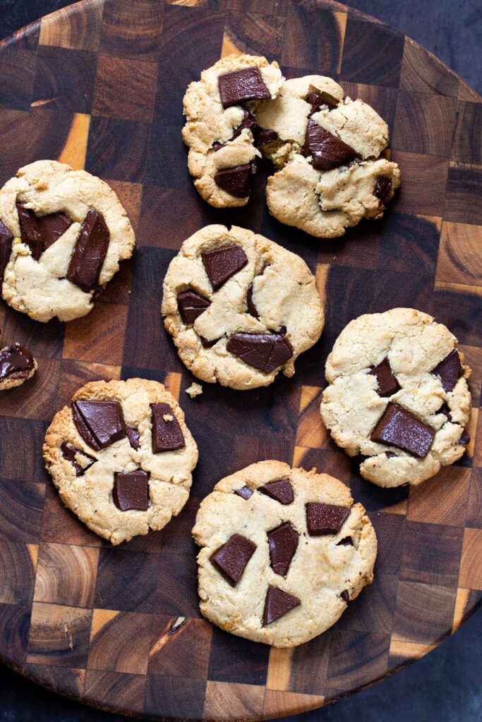 Miso Lemon Pepper Chocolate Chunk Cookies - Vegan Richa